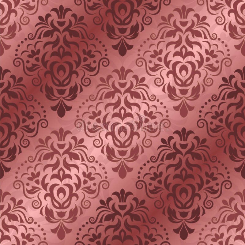 Seamless Background in the Style of Damascus Stock Vector ...