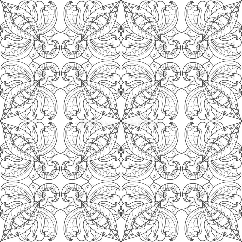 Thin floral frame stock vector. Illustration of abstract - 37549157