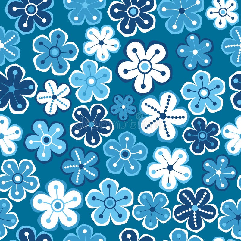 Seamless Floral Pattern. Flowers Texture. Daisy. Stock Vector ...