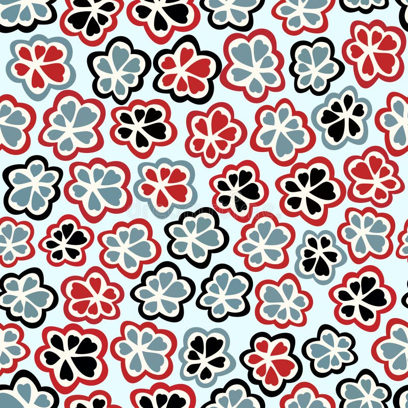 Seamless Floral Pattern. Flowers Texture. Daisy. Stock Vector ...