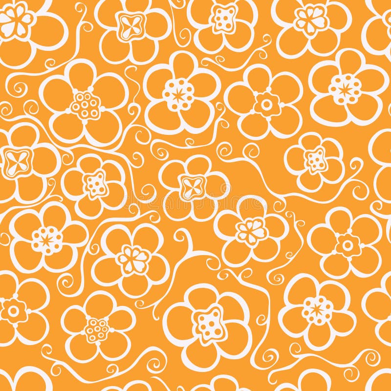 Seamless Floral Pattern. Flowers Texture. Daisy. Stock Vector ...