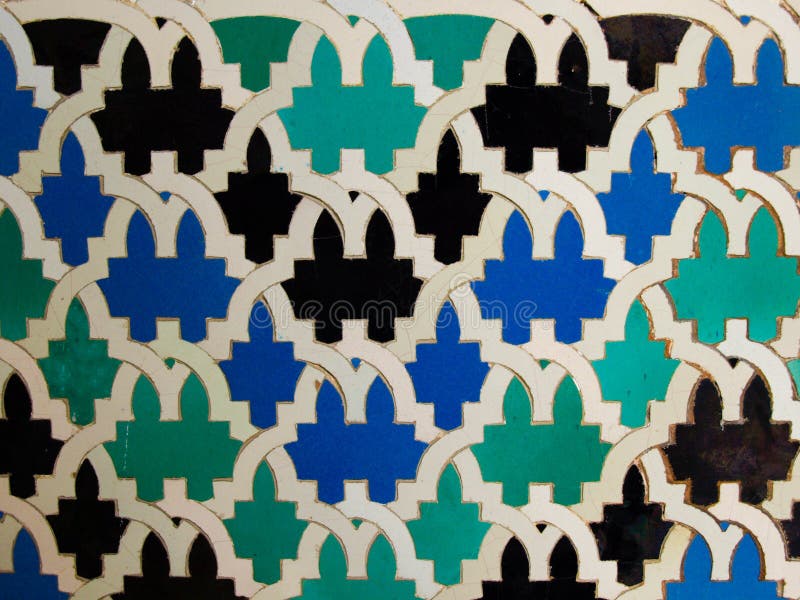 Seamless Floral Pattern, Islamic Stock Photo - Image of mosaic, design ...