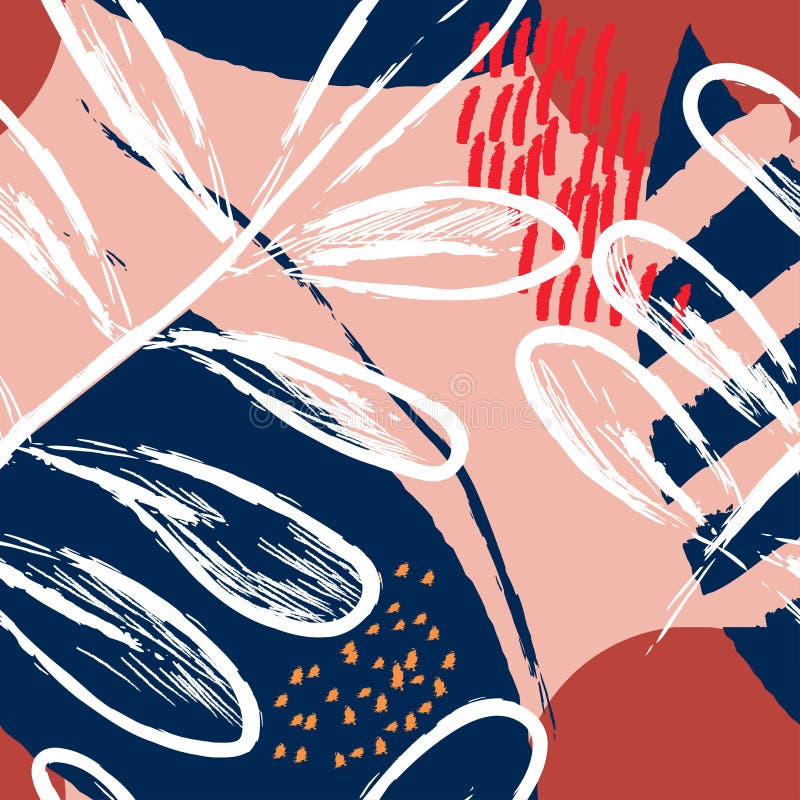 Seamless Floral Pattern. Modern Design, Vector Background Stock Vector ...