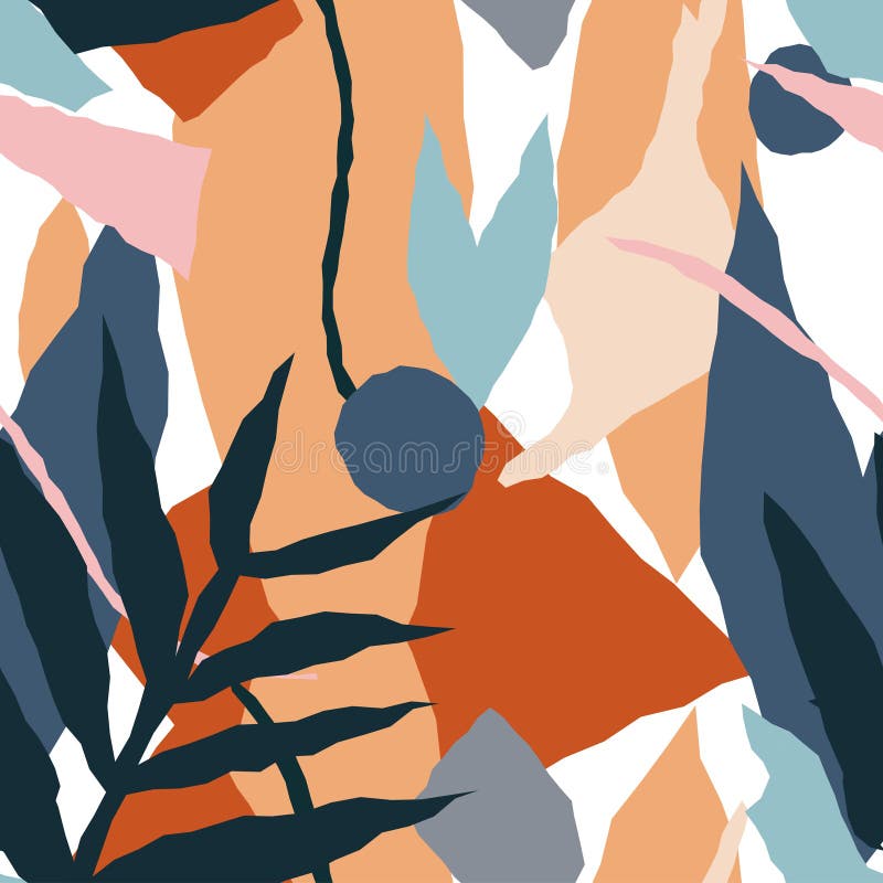 Seamless Floral Pattern. Modern Design, Vector Background Stock Vector ...