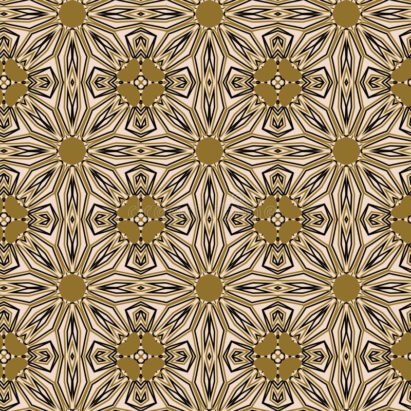 Seamless Floral Pattern with a Variety of Floral Motifs. Stock ...