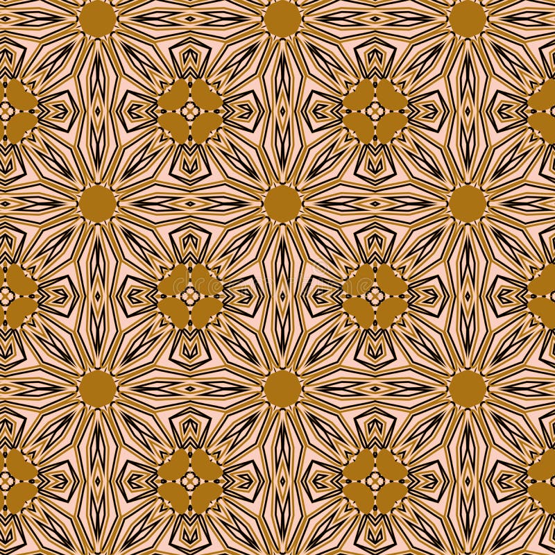 Seamless Floral Pattern with a Variety of Floral Motifs. Stock ...