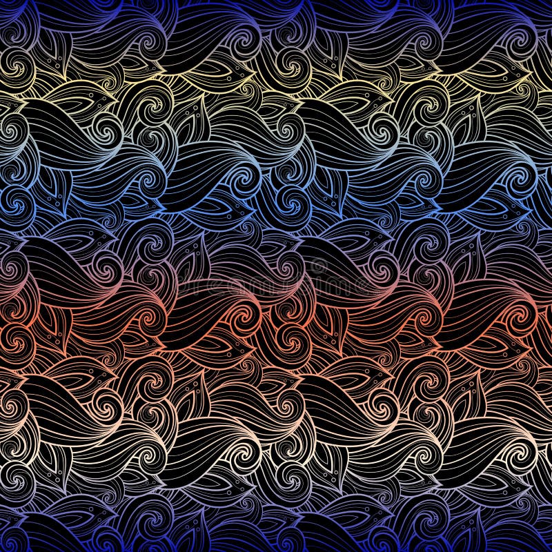 Abstract Arabic Islamic Seamless Geometric Radial Pattern. Vector Stock ...