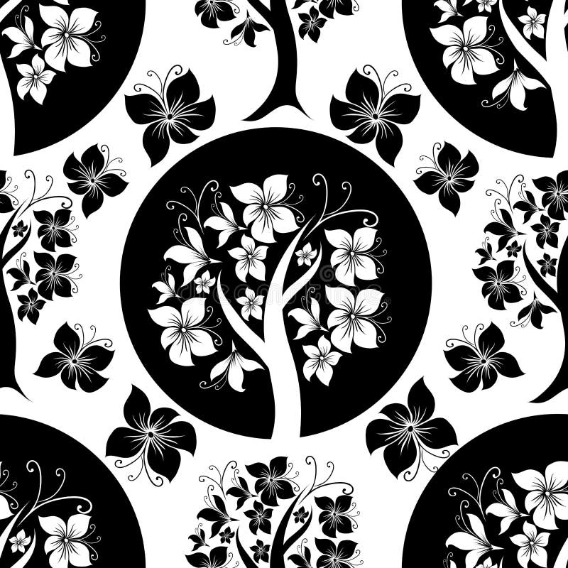 Seamless floral pattern stock vector. Illustration of petal - 61069038