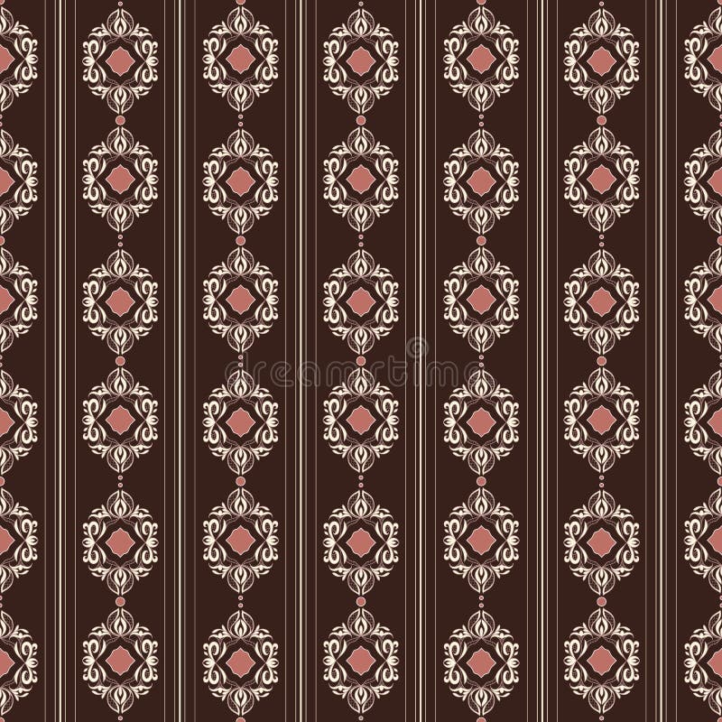 Seamless Floral Pattern, Vertical Borders from Light Lace Elements ...