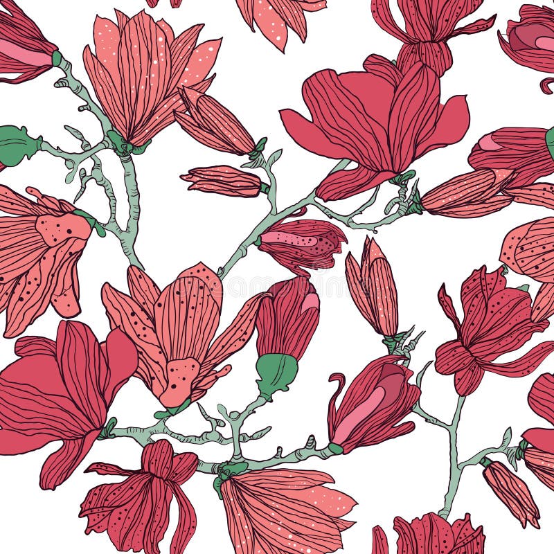 Seamless floral texture stock vector. Illustration of foliage - 22600298