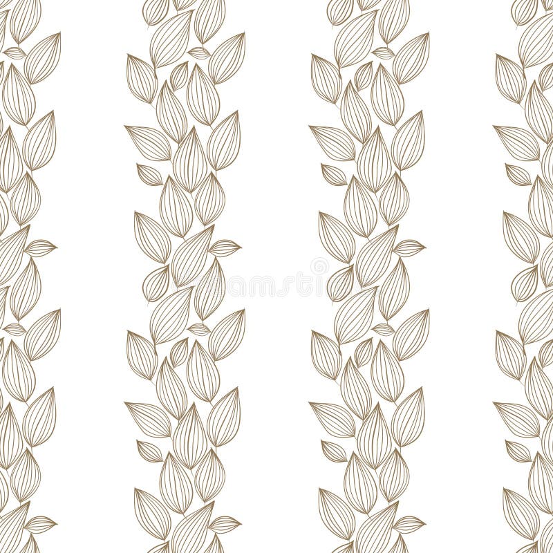 Seamless Floral Wallpaper, Hand Drawn, Vector. Stock Vector ...