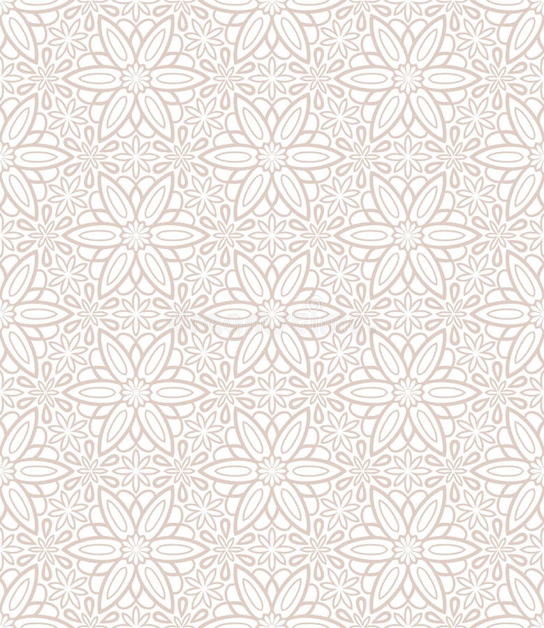 Seamless florall pattern stock vector. Illustration of flourishes ...