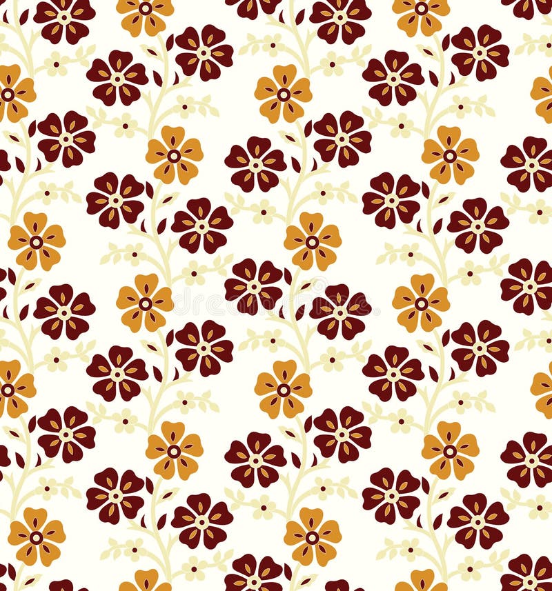 Seamless Flourish Background-pattern Stock Vector - Illustration of ...