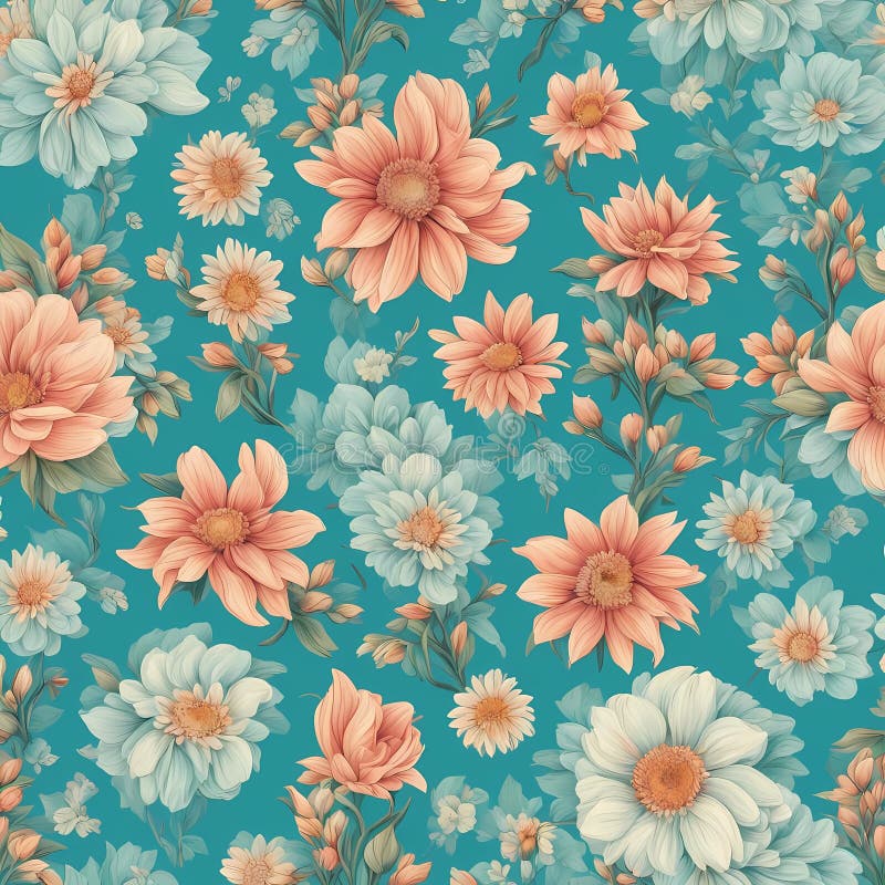 717 Pink Flowers Blue Aqua Background Stock Photos - Free & Royalty ...