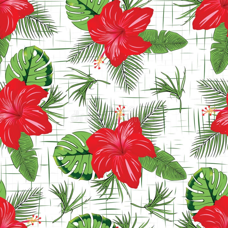 Seamless Flower Leaves Pattern Small Leaf Design Stock Illustration ...