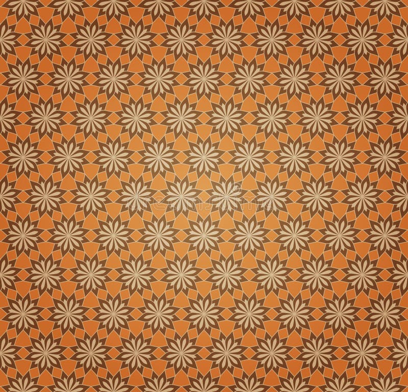 Geometric Flower Wheel Pattern Stock Vector - Illustration of abstract ...