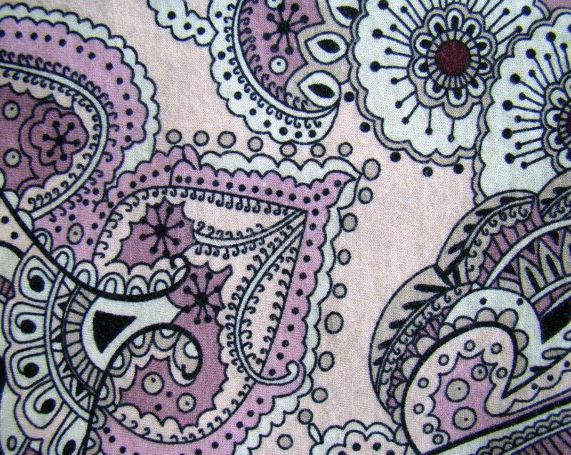 Seamless Flower Pattern on Cloth Stock Image - Image of texture, color ...