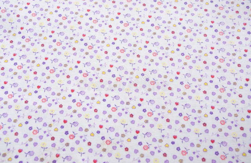 Seamless Flower Pattern on the Fabric Stock Photo - Image of doodle ...