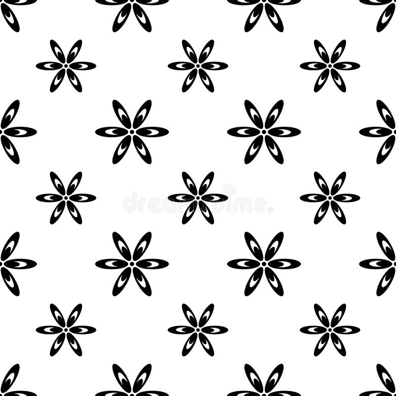 Seamless Flower Repeated Design Fabric Textile Tile Useable Pattern ...