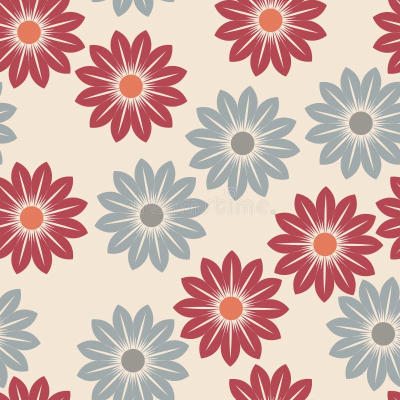 Seamless flowers stock vector. Illustration of nature - 11037307