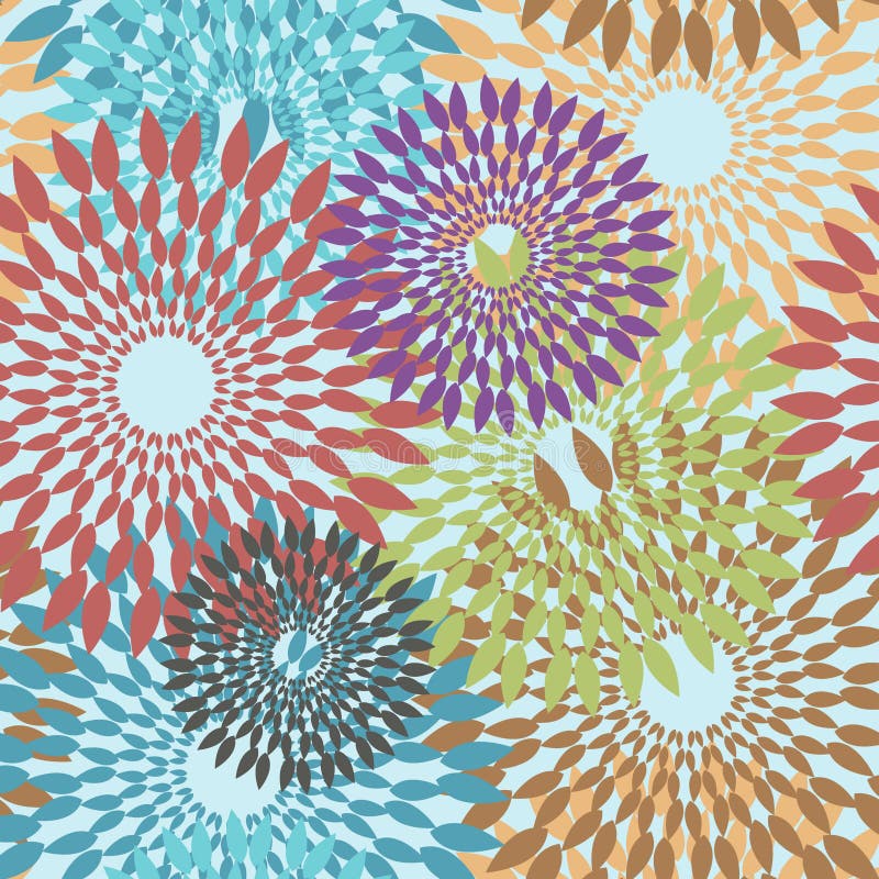 Seamless Flowers Background for Your Design. Stock Vector ...