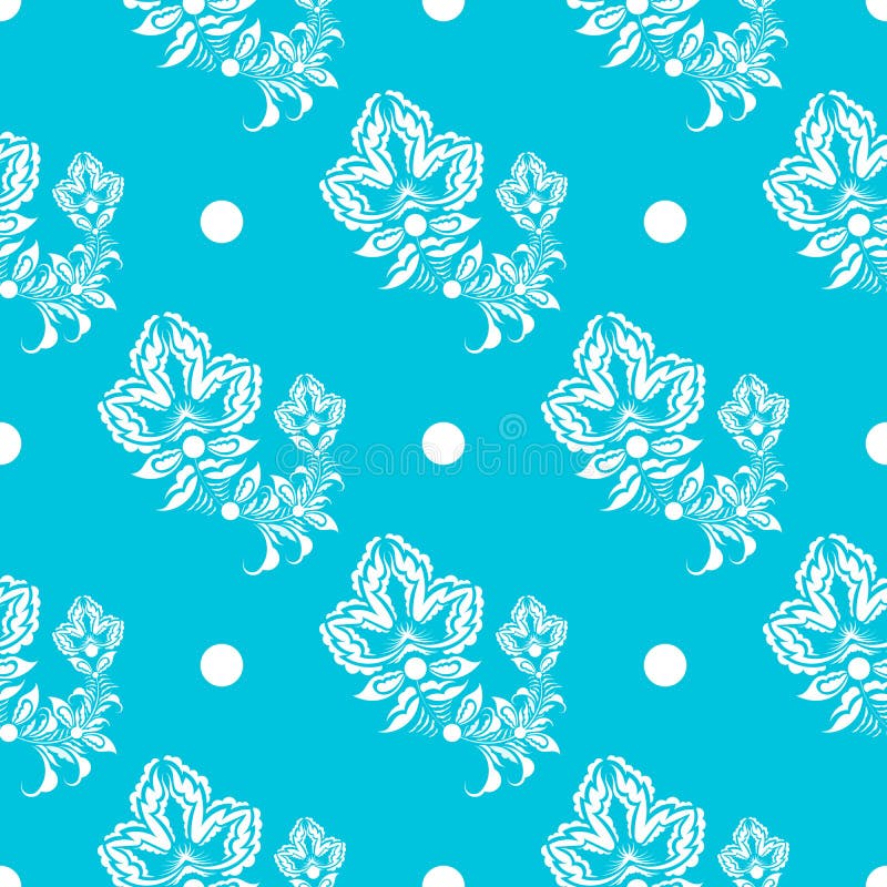 Seamless Flowers Pattern. Can Be Used for Wallpaper, Pattern Fills, Web ...