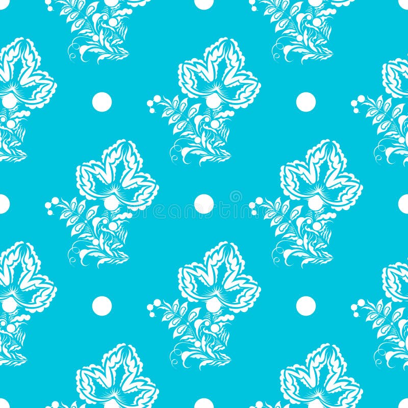 Seamless Flowers Pattern. Can Be Used for Wallpaper, Pattern Fills, Web ...