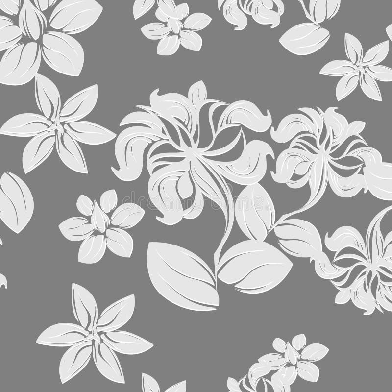 Seamless flowers pattern stock illustration. Illustration of floral ...