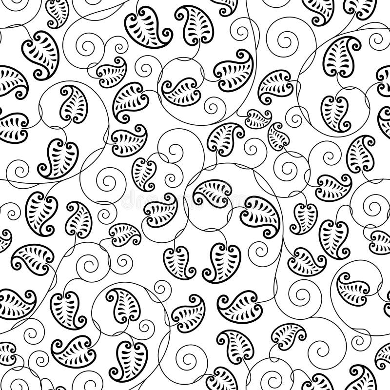 Sea shell seamless pattern stock vector. Illustration of black - 26958426