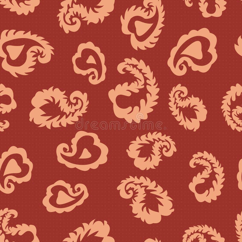 Seamless Foliage Pattern. Repetitive Cute Vector Background of L Stock ...