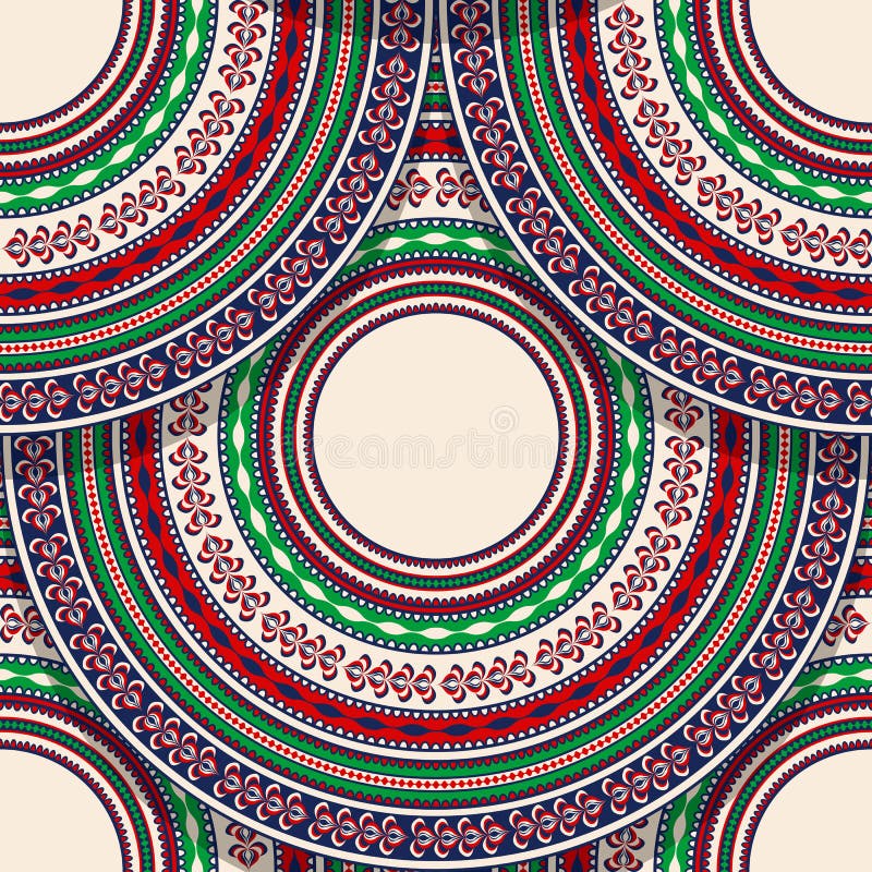 Seamless Folk Romanian Pattern Stock Vector - Illustration of european ...