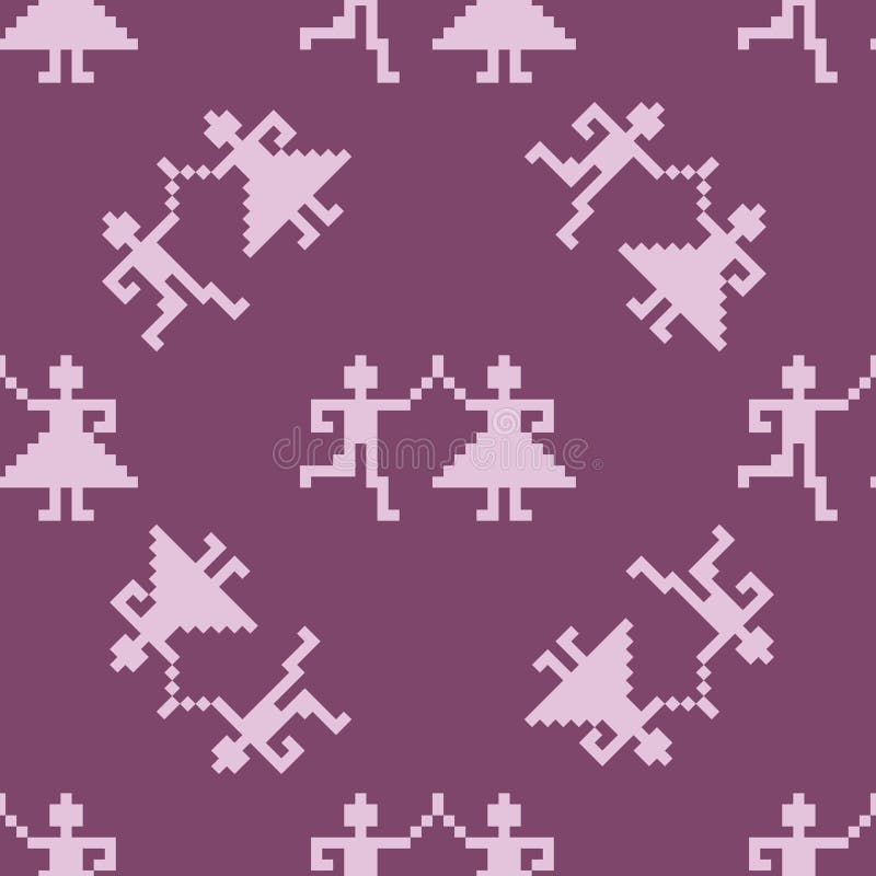 Pixel People Dancing Stock Illustrations – 75 Pixel People Dancing ...