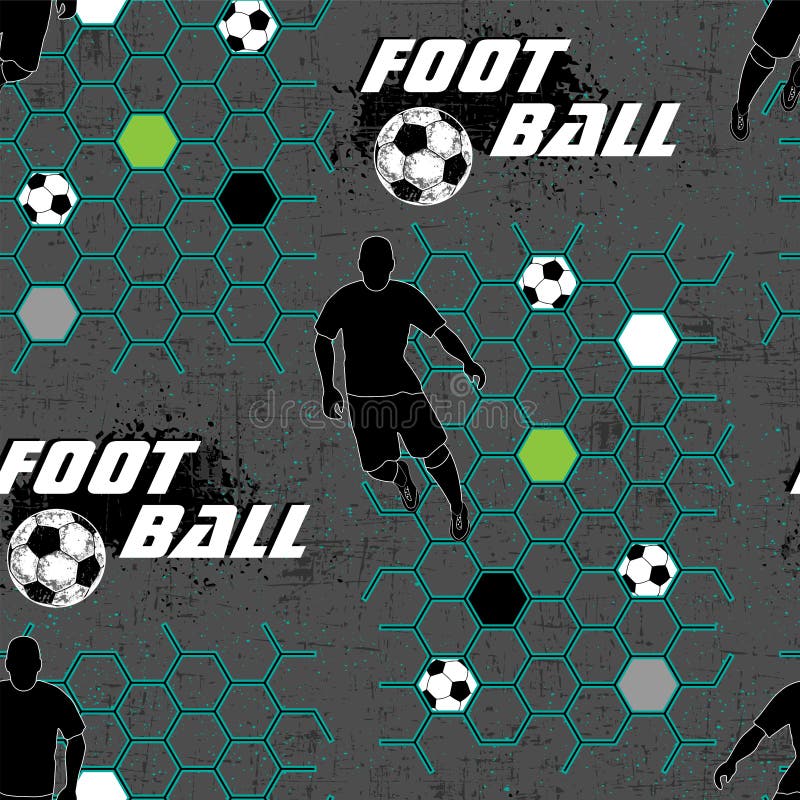 Soccer Ball, Text and Grunge Texture. Stock Vector - Illustration of ...