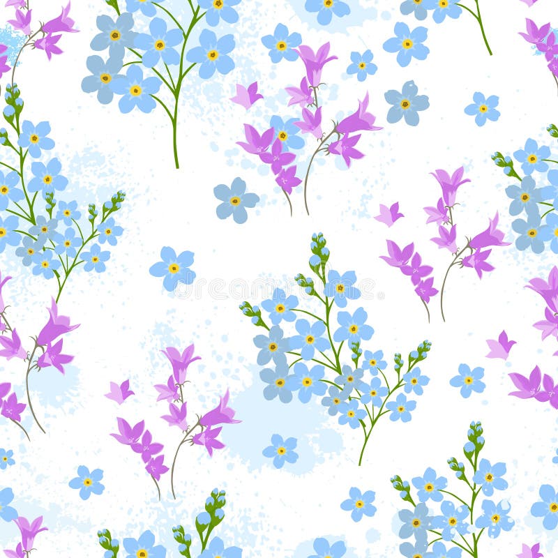Forget Me Not Line Art Stock Illustrations – 148 Forget Me Not Line Art ...