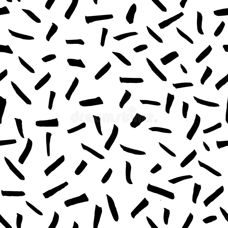 Seamless Freehand Drawn Background Uneven Texture with Random Strokes ...