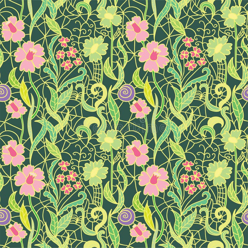 Seamless Fresh Vector Pattern Pattern. Stock Vector - Illustration of ...