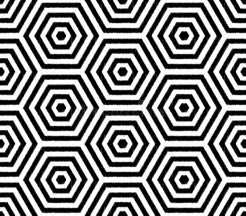 Seamless Fun Hexagonal Mesh Wallpaper Pattern Stock Vector ...