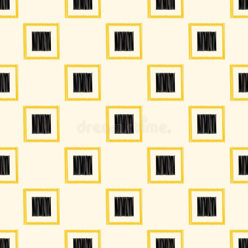 Seamless Fun Square Wallpaper Pattern Stock Vector - Illustration of ...