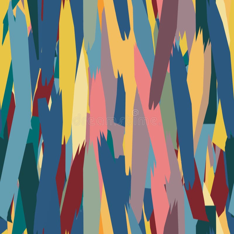 Seamless Funky Expressive and Energetic Paper Cut Out Collage Surface ...