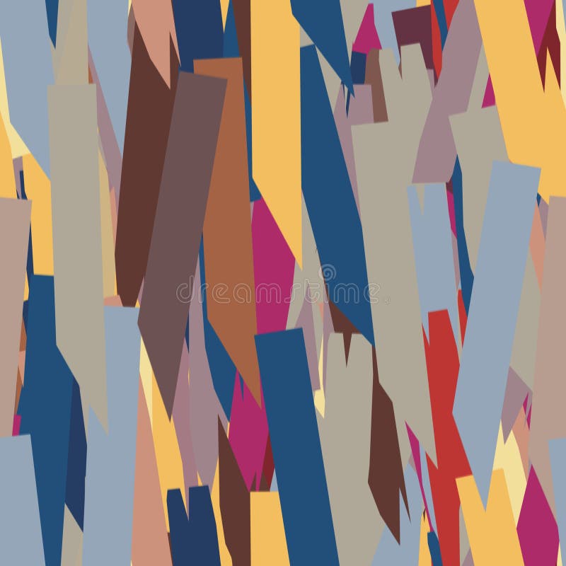 Seamless Funky Expressive and Energetic Paper Cut Out Collage Surface ...