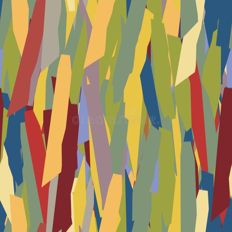 Seamless Funky Expressive and Energetic Paper Cut Out Collage Surface ...