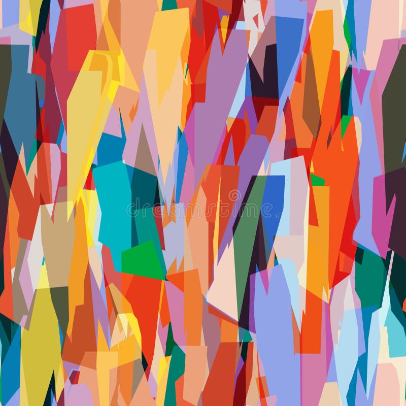 Seamless Funky Expressive and Energetic Paper Cut Out Collage Surface ...