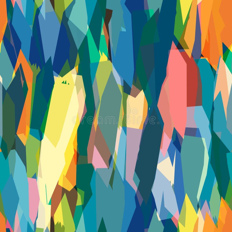 Seamless Funky Expressive and Energetic Paper Cut Out Collage Surface ...