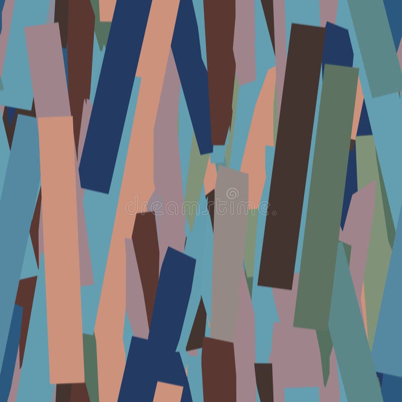 Seamless Funky Expressive and Energetic Paper Cut Out Collage Surface ...