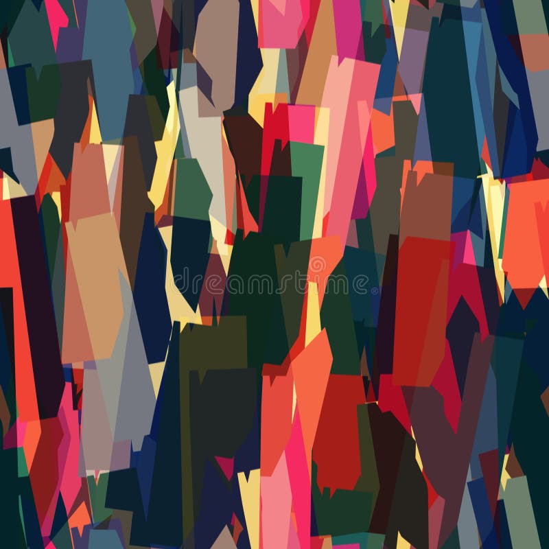 Seamless Funky Expressive and Energetic Paper Cut Out Collage Surface ...