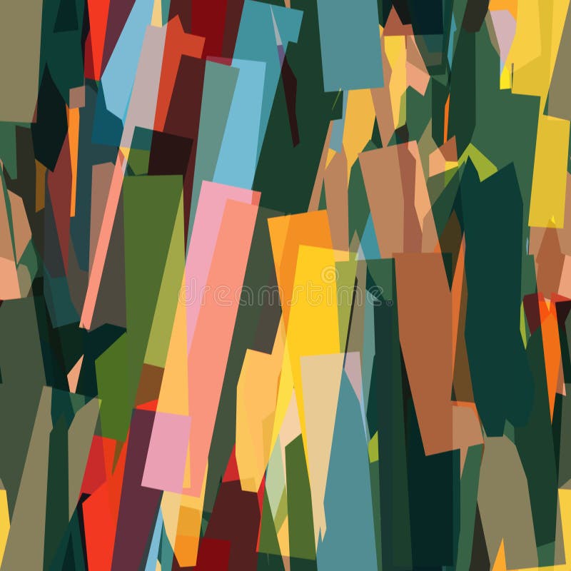 Seamless Funky Expressive and Energetic Paper Cut Out Collage Surface ...