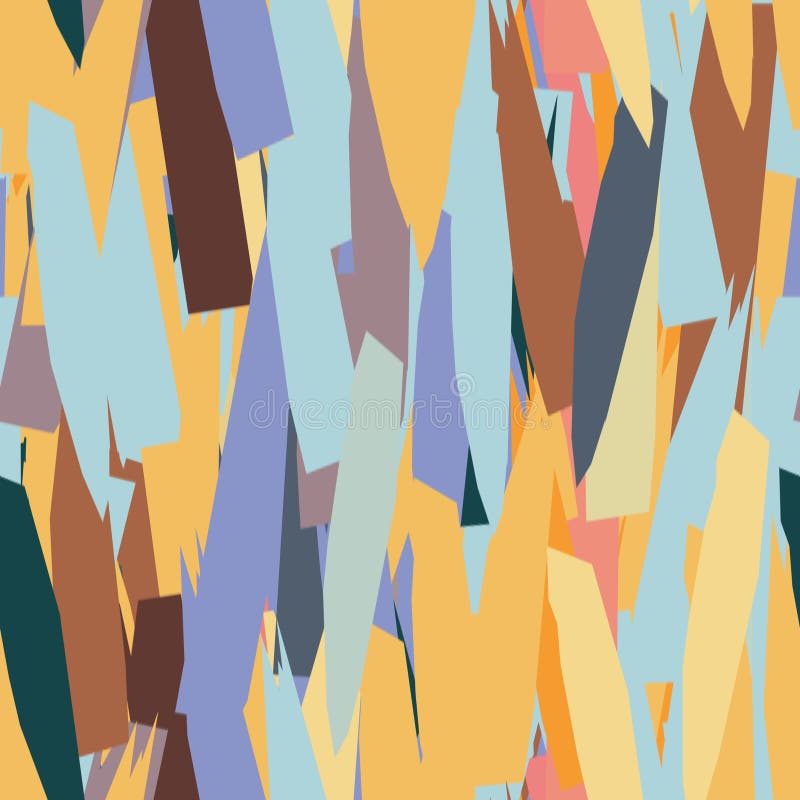 Seamless Funky Expressive and Energetic Paper Cut Out Collage Surface ...