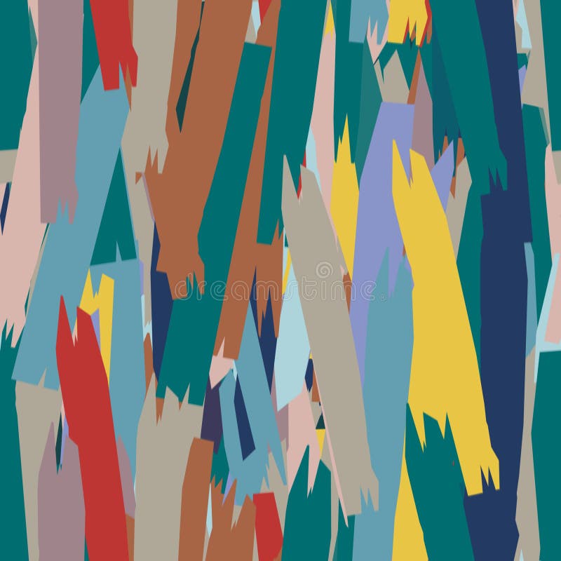 Seamless Funky Expressive and Energetic Paper Cut Out Collage Surface ...