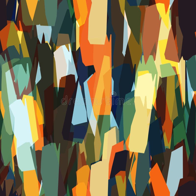 Seamless Funky Expressive and Energetic Paper Cut Out Collage Surface ...