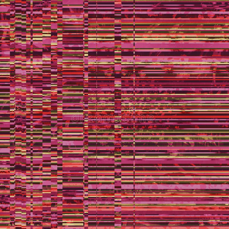 Seamless Funky Graphic Pattern Motif of Chaotic and Psychedelic Noise ...